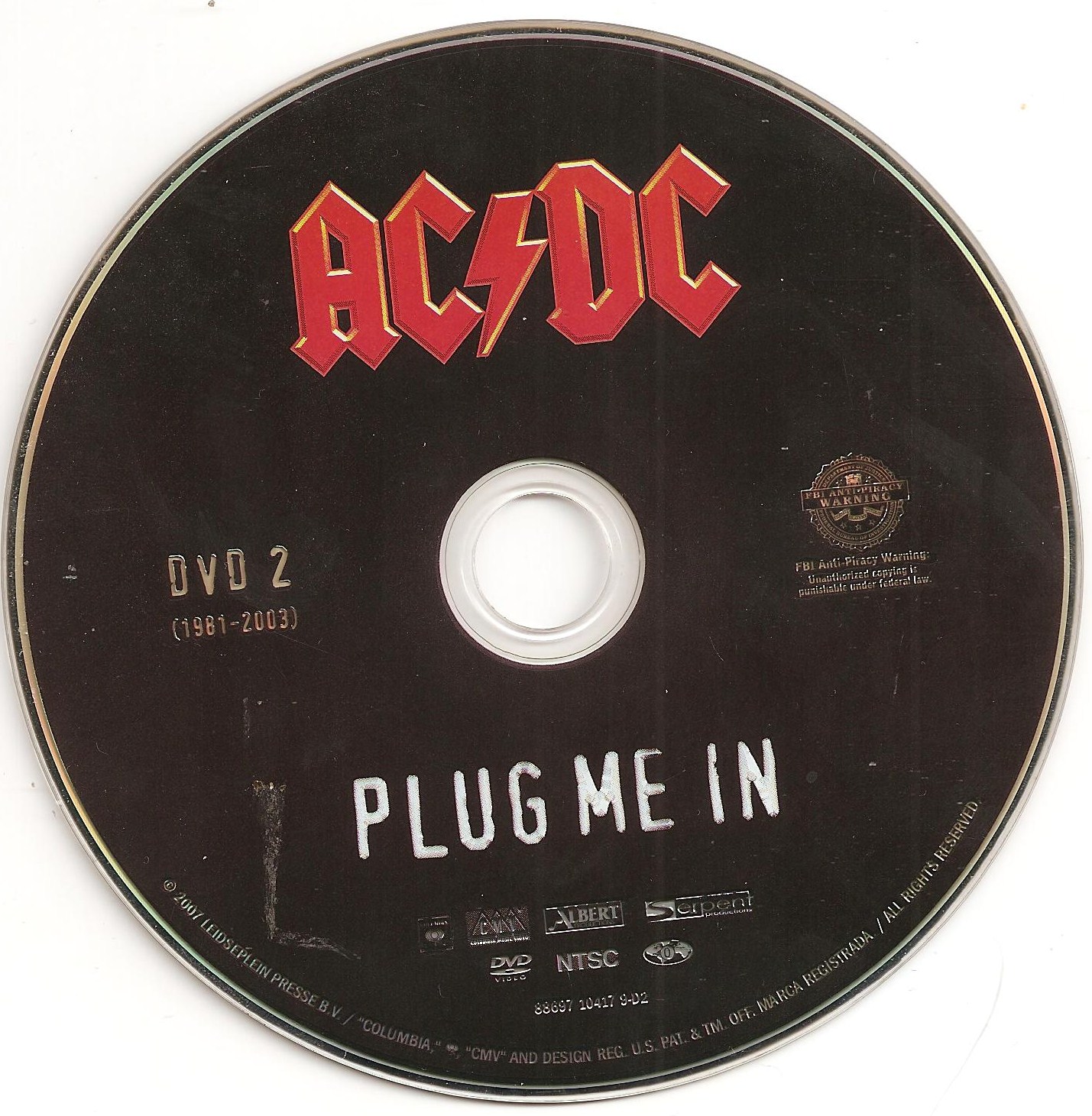 AC DC Plug Me In : DVD 2 | DVD Covers | Cover Century | Over 1.000.000 ...